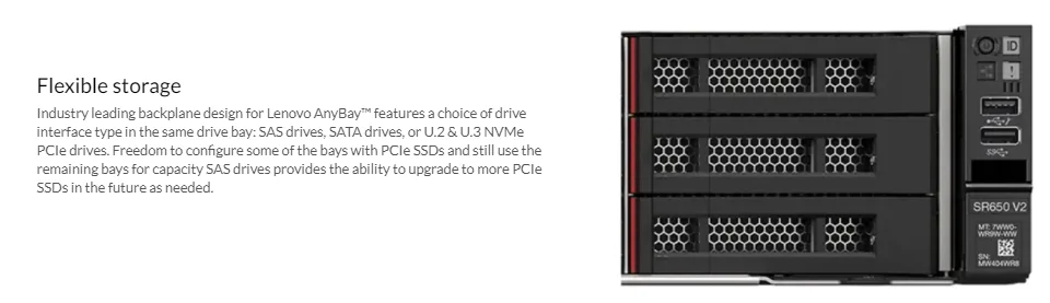 Thinksystem Sr650 V2 Rack Server Intel Xeon Silver 4310t Processor ...