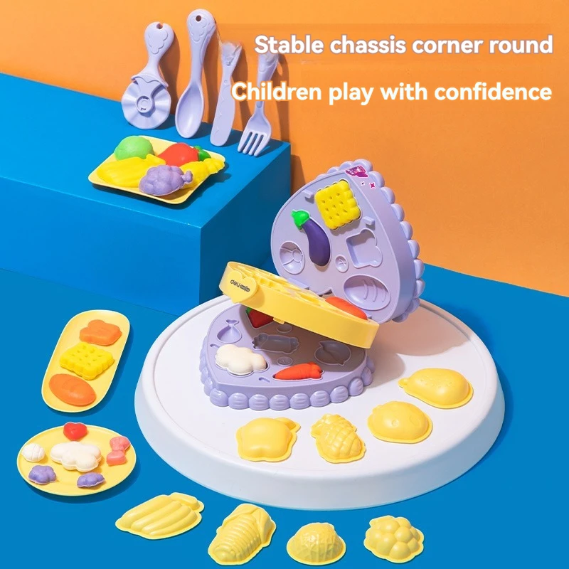 Deli Yc142 Kids Cartoon Colored Clay Suit Children's Plasticine Ultra ...