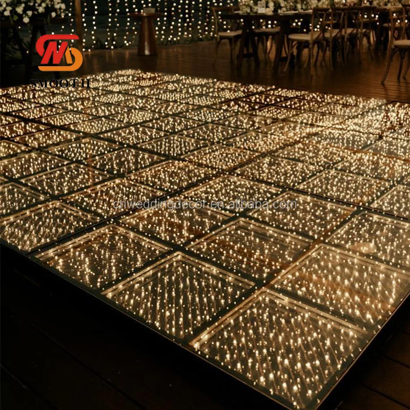 Glass Floor Wedding - Elegant Tempered Glass Stage Platform