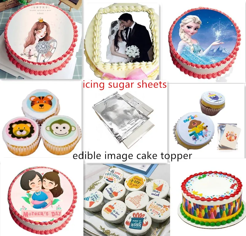 White Edible Icing Sheets - Perfect for Cake Decoration