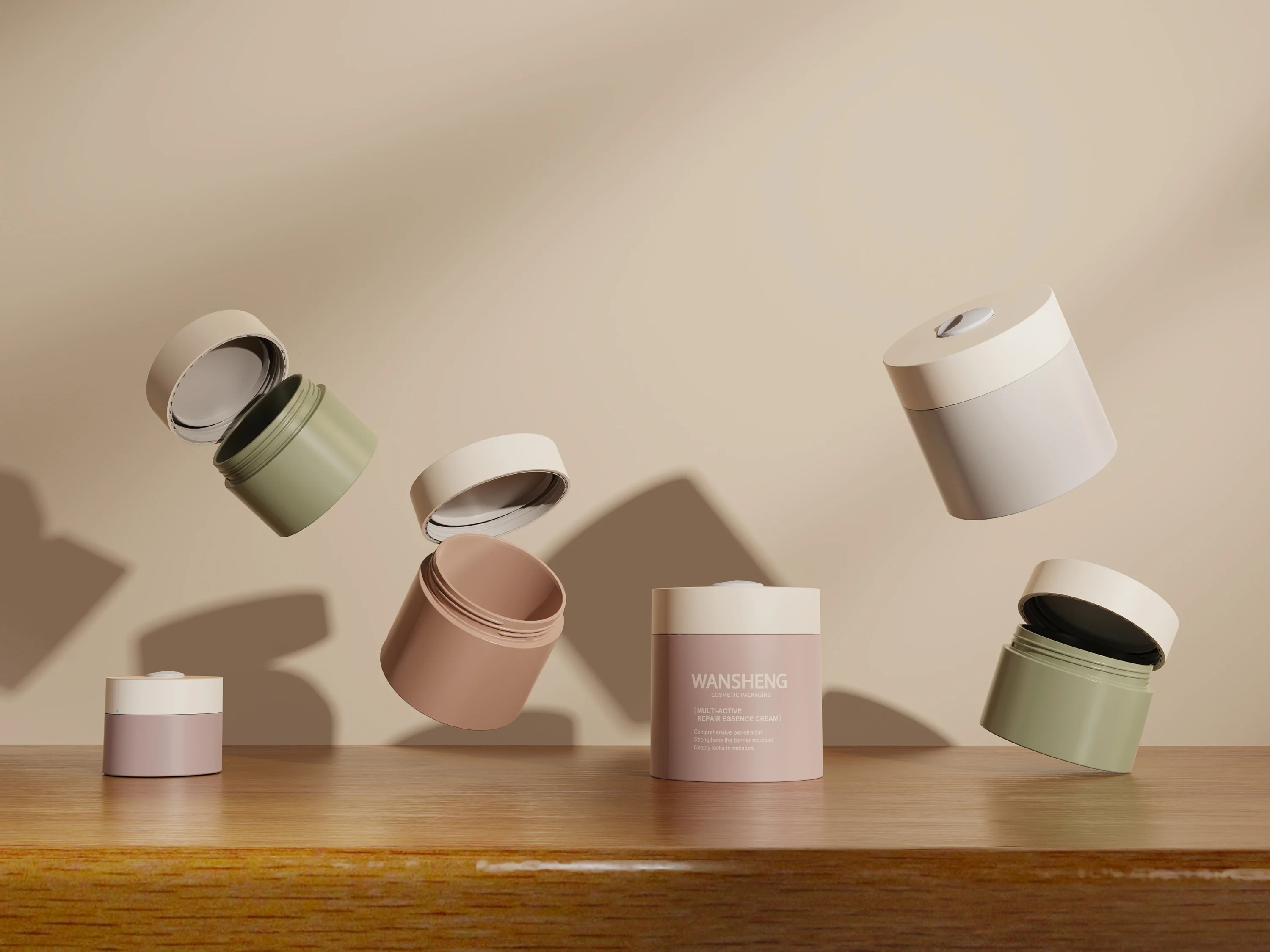 Premium Sustainable PP Cream Jars for Skincare Products