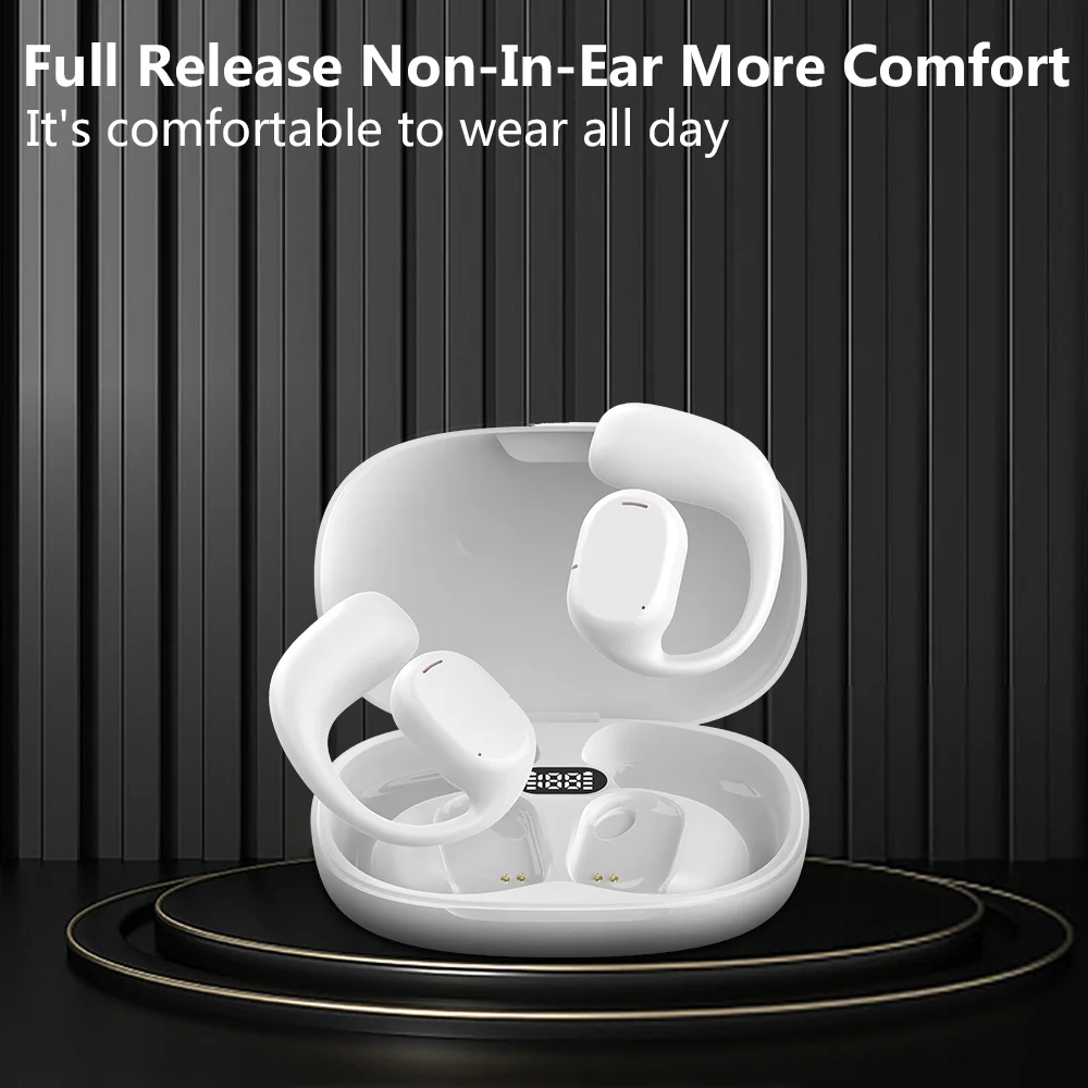 OWS Air Conduction TWS Bluetooth 5.3 Headset - Sport Open Ear Wireless ...