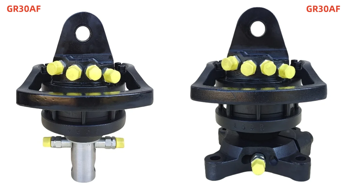 Hydraulic Rotator with Flange for Log Grapple on Crane