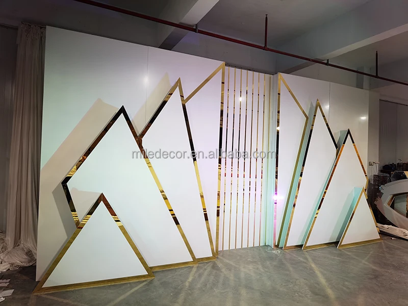 Luxury Wedding Prop Stage Backdrop Decoration Arch Backdrop Stand Pvc ...