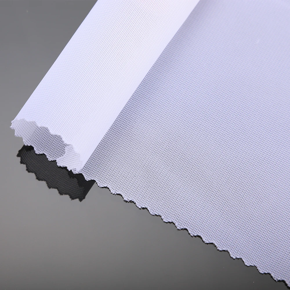 100% Polyester Warp Knitted Fabric Dye Sublimation Flag Banner Fabric ...