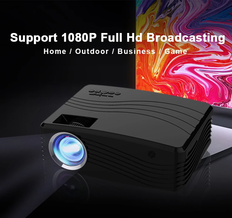 2021 Hot Sale Pico Beamer Built-in Speakers Smart Phone 12000 Lumens 4k ...