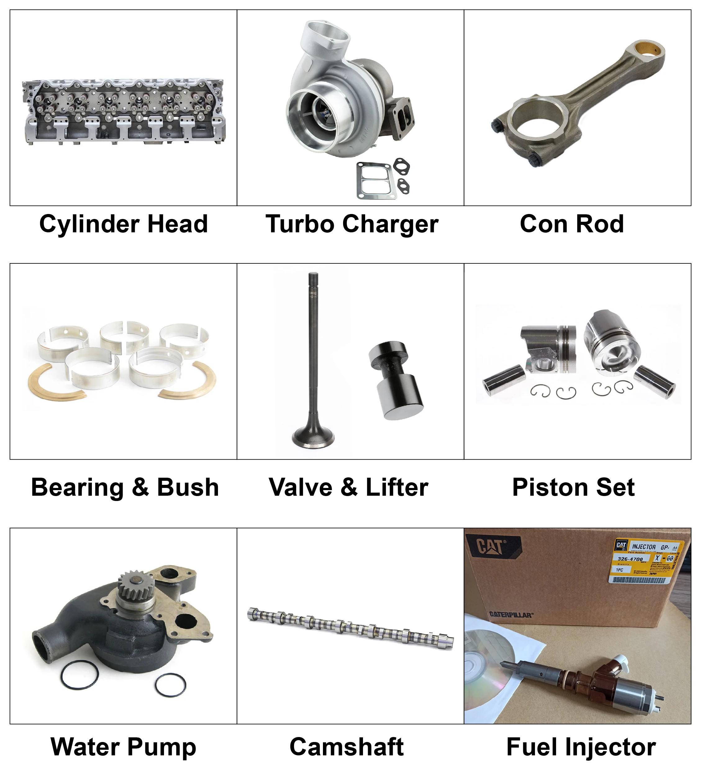 Oem Excavator Camshaft 2237468 With Gear For C13 Diesel Engine - Buy ...