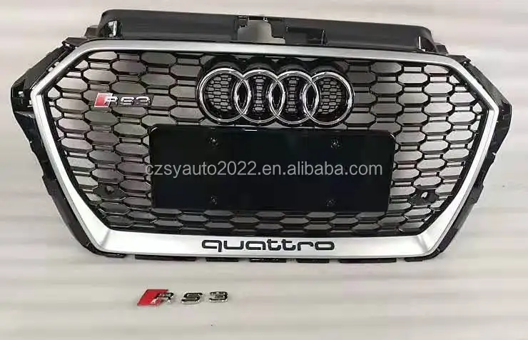 Body Kit Include Car Bumper Grille Fog Light Frame Front Lip for Audi ...