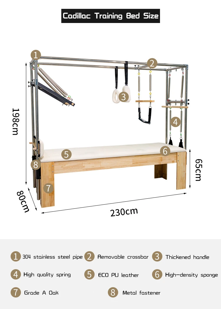 High Quality Folding Pilates Reformer Machine of Aluminium Reformer ...