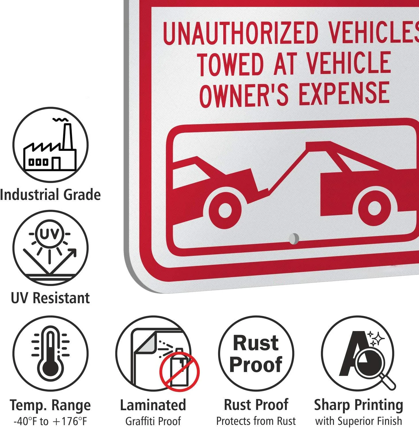 Benmu High Quality Red-white Reflective Aluminum Warning Signs-do Not ...