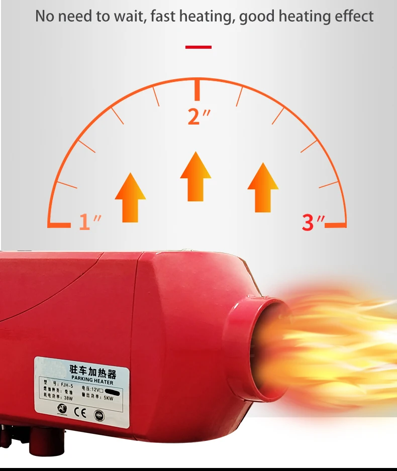 Bus Digital Thermostat 5kw 12v Gasoline Air Parking Heater - Buy Truck ...