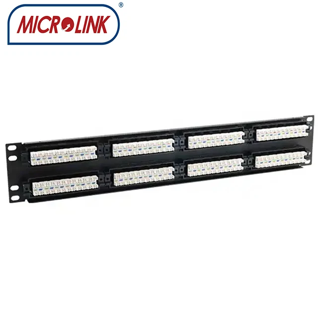 Detachable 48 Port Cat5 Patch Panel Rack Utp Cat5e Non Shielded Rj45 ...