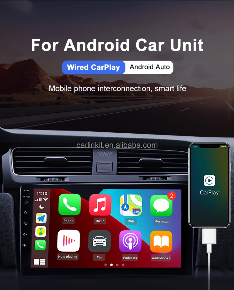 Carlinkit Carplay - Mirror Link Adapter for Android Cars