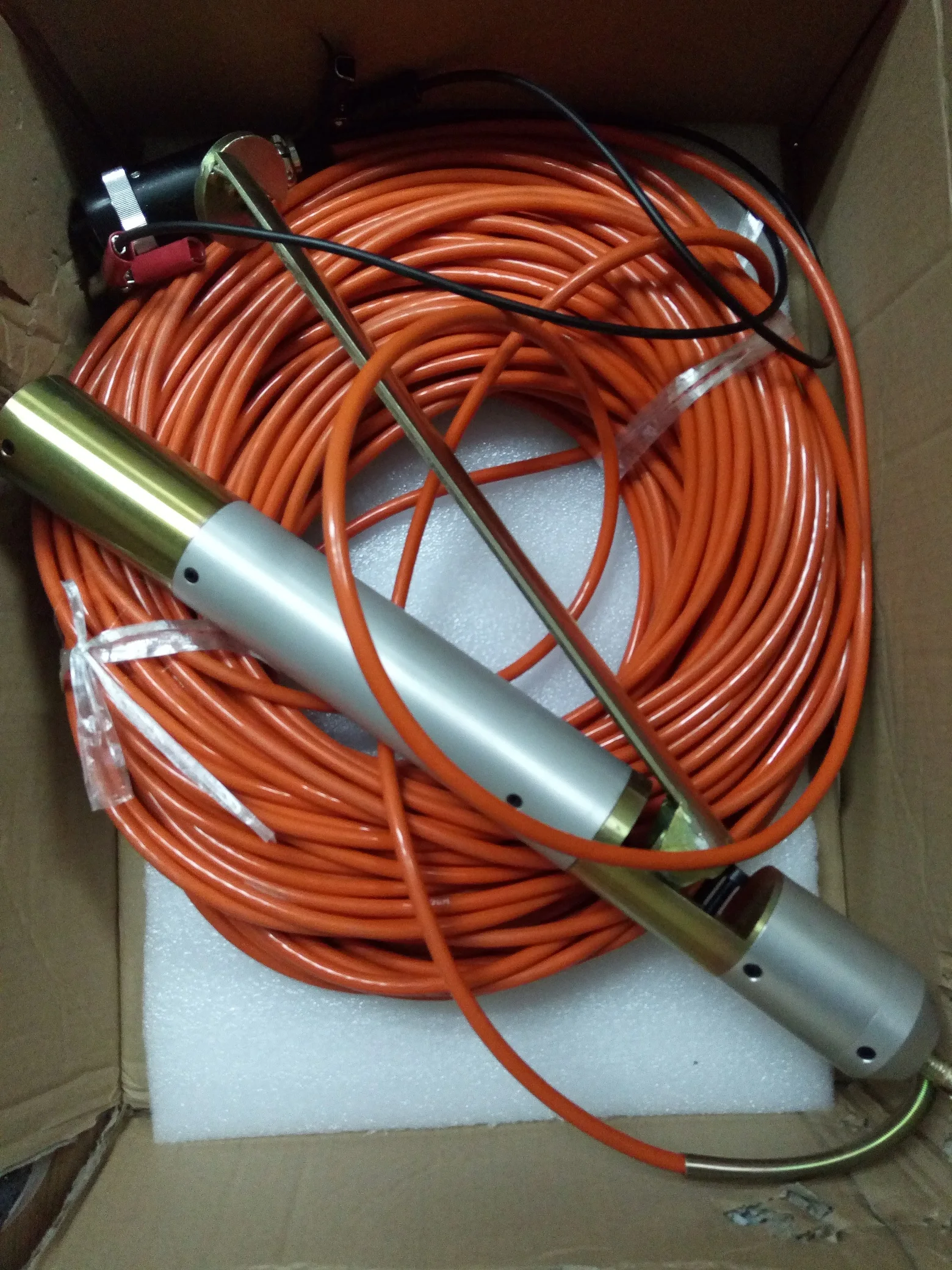 Borehole Triaxial Geophone 3D Geophone Downhole 3C Geophone String for ...