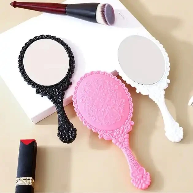 Rts New Design Plastic Mini Vanity Mirror Portable Handheld Vintage ...