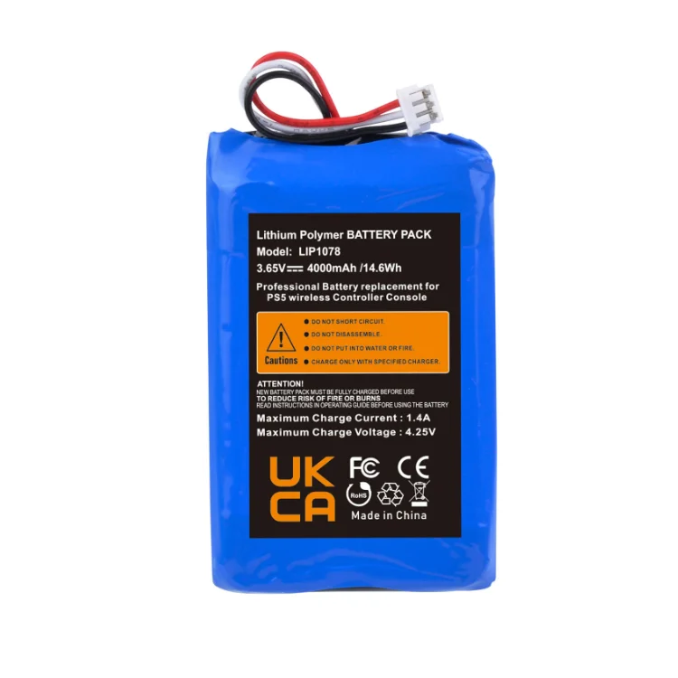 Rechargeable gaming controller battery pack 4000mAh For Ps5 high ...