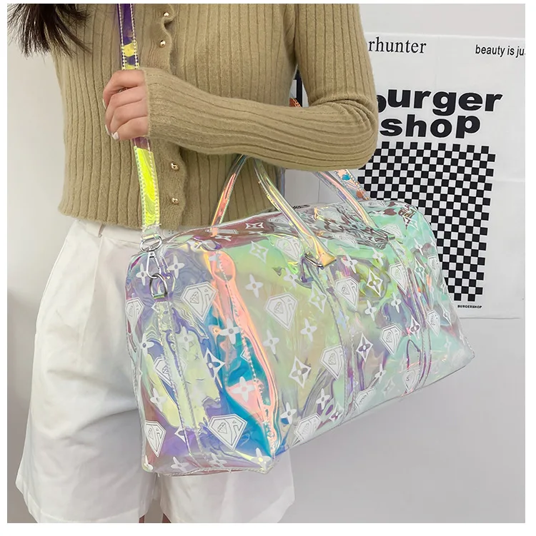 New Fashion Brand Designer Transparent Luxury Duffle Bag Custom Duffel ...