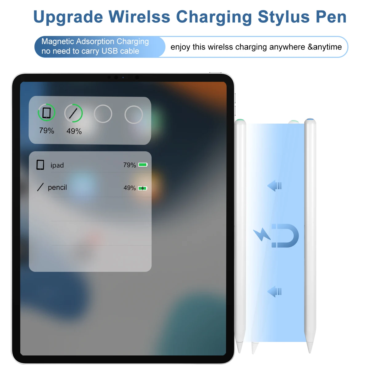 Factory Outlet Store Wireless Charging Touch Screen Pens With Magnetic ...
