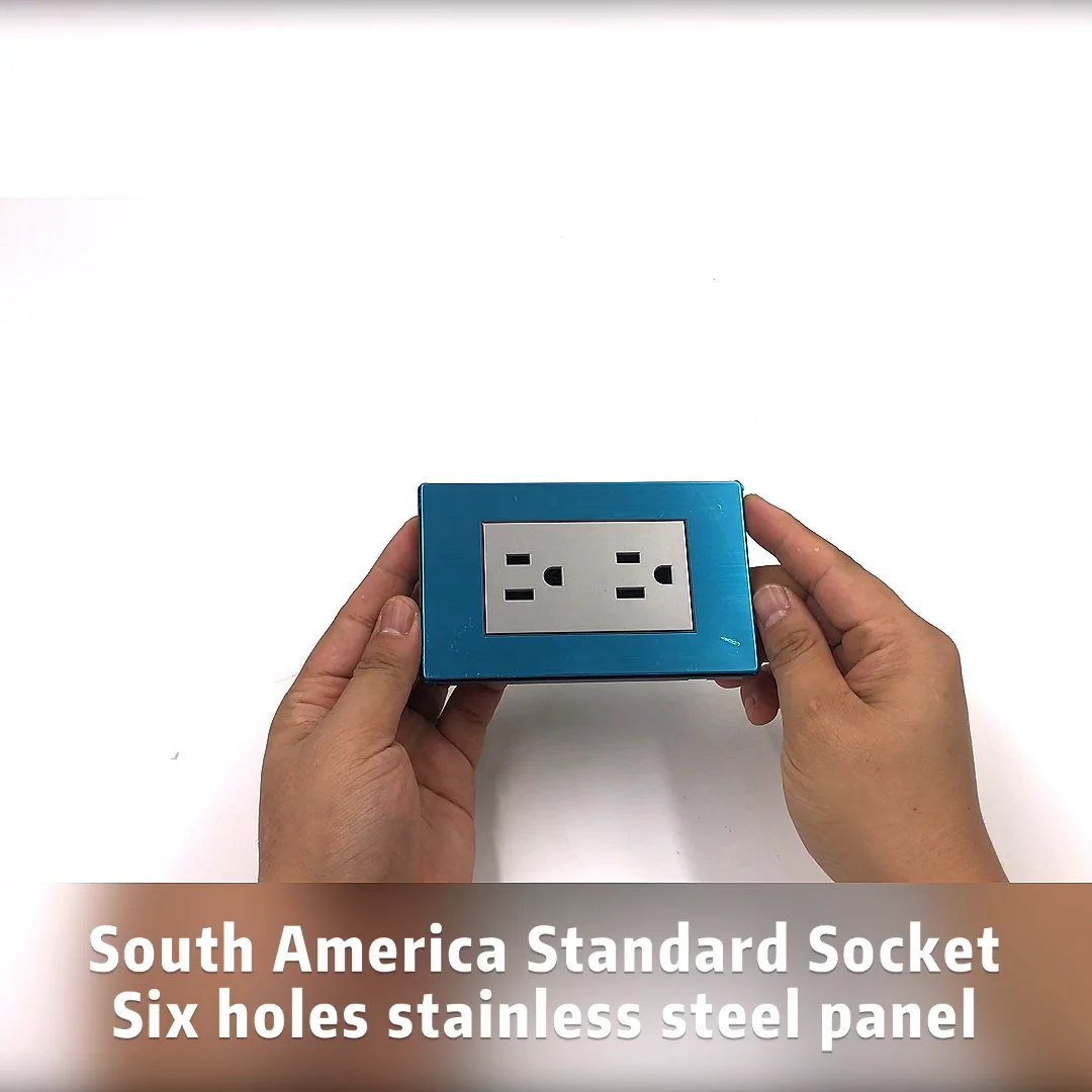 Us Standard Electrical Wall Switch And Socket 110-250v Home Wall ...