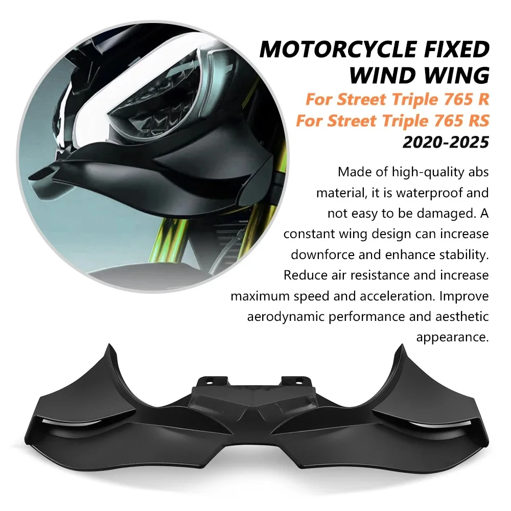 2020-2025 for Triumph for Street Triple 765RS 765 R RS Front Winglet ...
