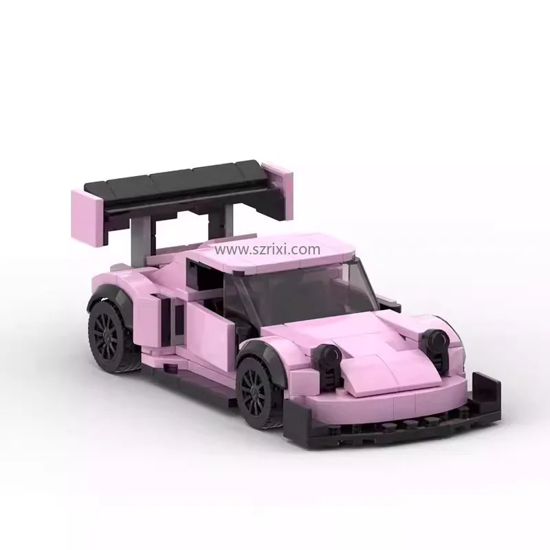 Build Your Dream Racing Cars with MOC Technic Pink Model