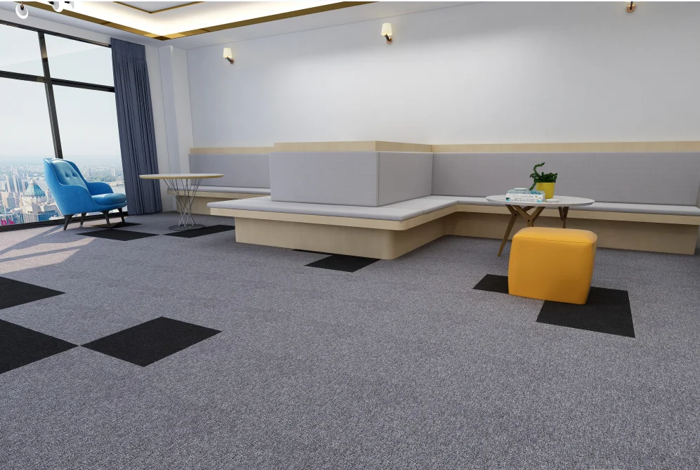 Pp Carpet Tiles For Office Cost Effective Square Carpet Tiles Bitumen ...
