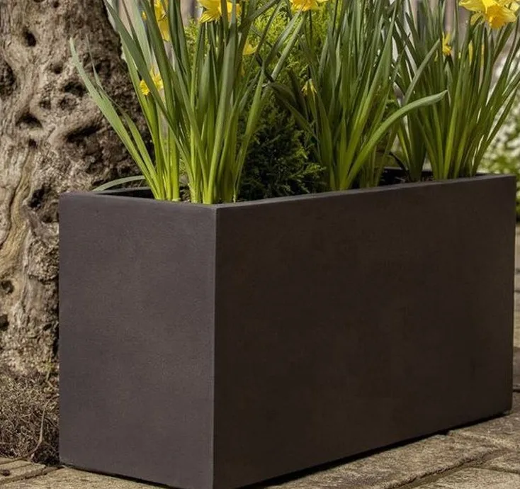 Large Rectangular Plant Pots - Customizable Outdoor Solutions