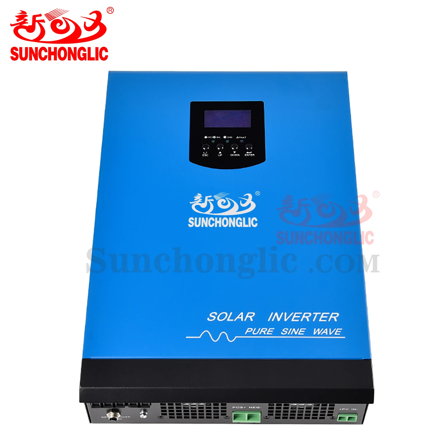 Sunchonglic High Frequency Hibrid Inverter 48v 5500w 5.5kw Pure Sine ...