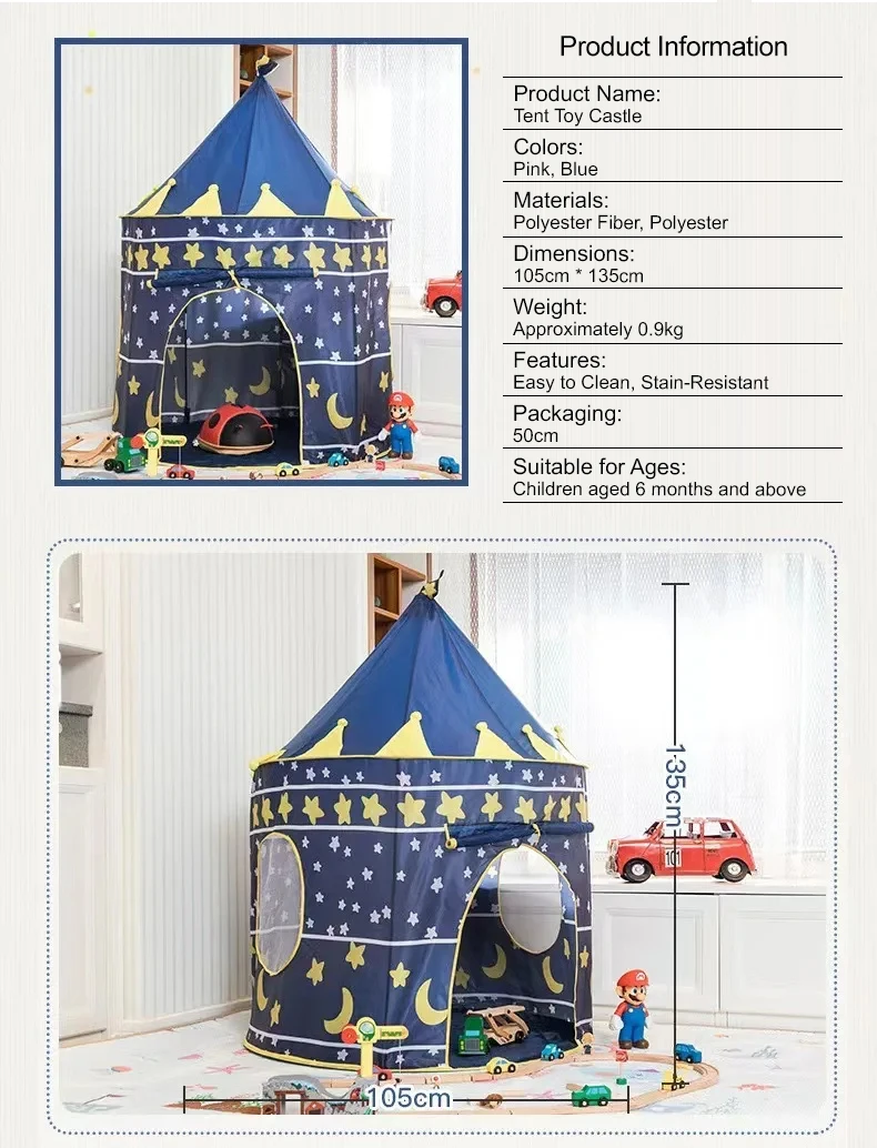 Wholesale Indoor Outdoor Kids Play House Children Pop Up Play Toy Tents ...