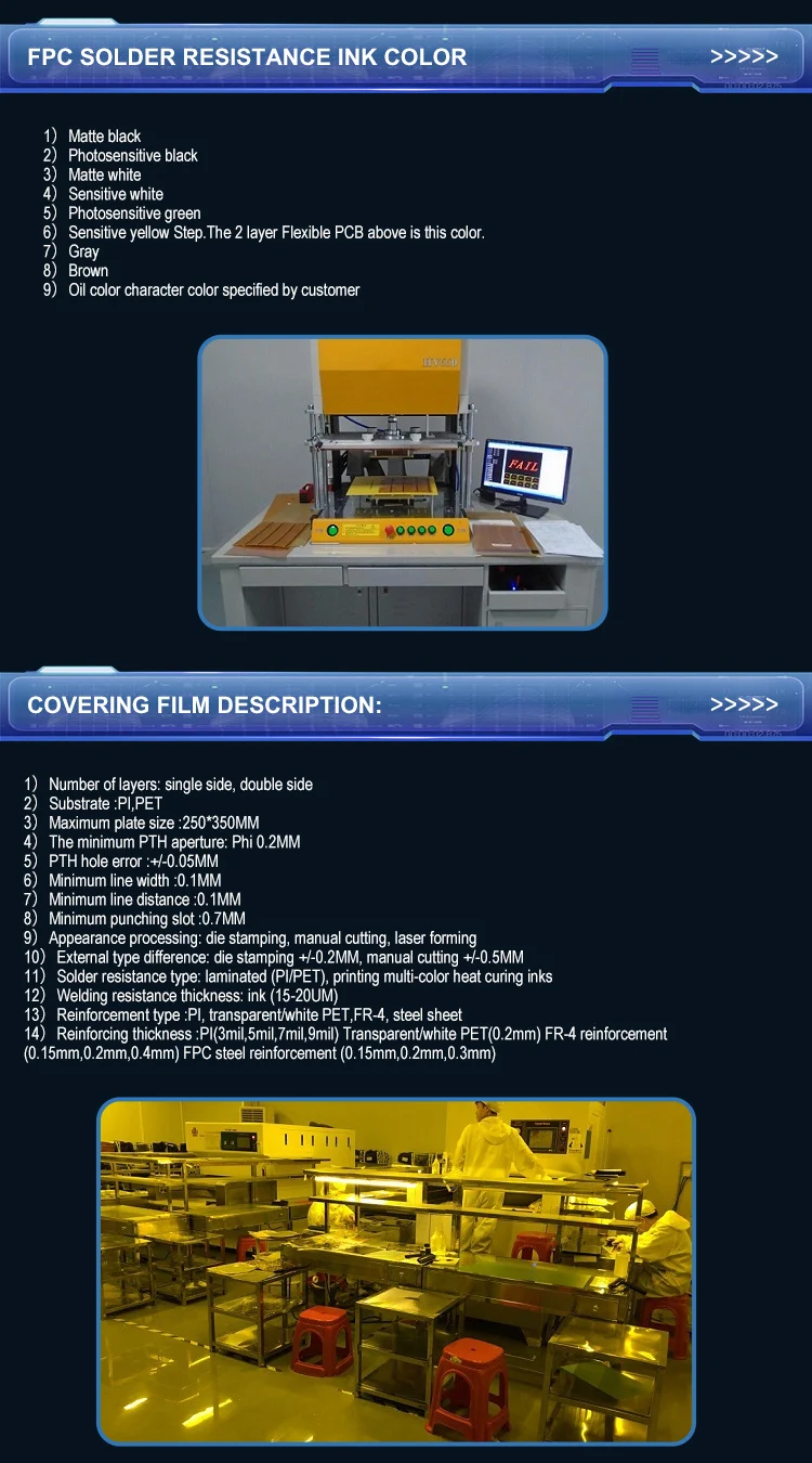 2layer Blank Fr4 Flex Material Substrate Pcb Design Customization Sheet ...