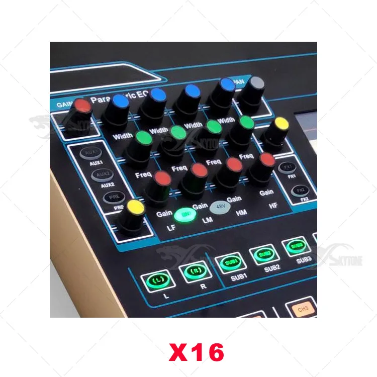 X16 Skytone Audio Mixing Console - Digital Sound Mixer