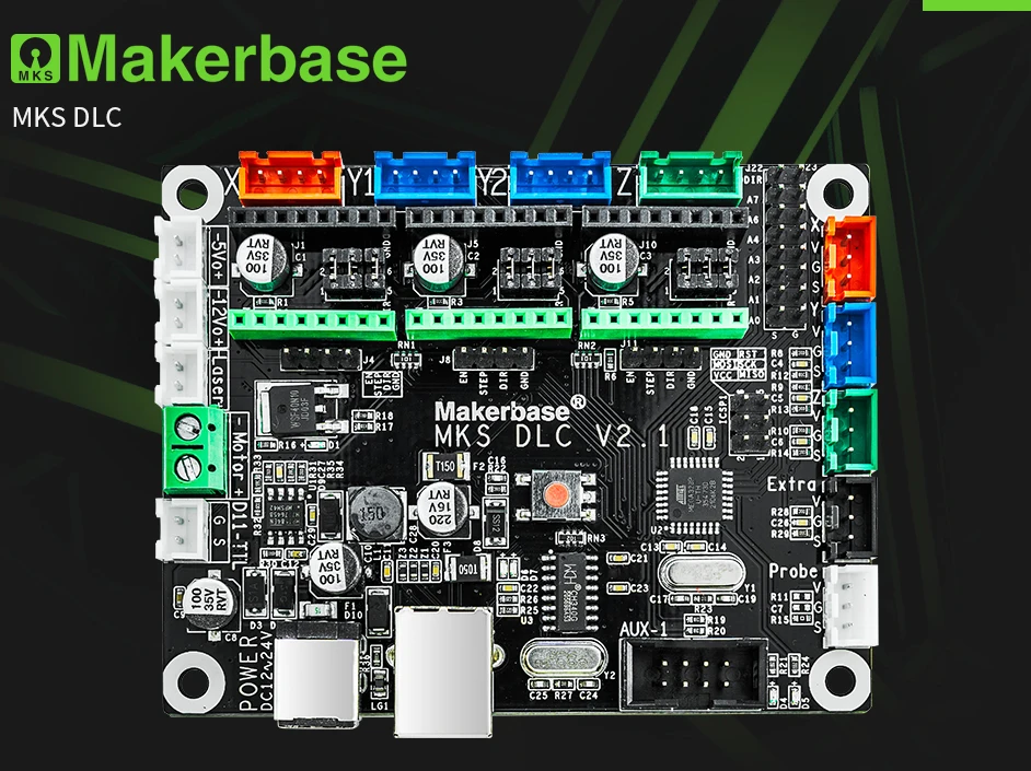 Makerbase MKS DLC V2.1 GRBL Control Board for CNC Laser Engraving & 3D ...