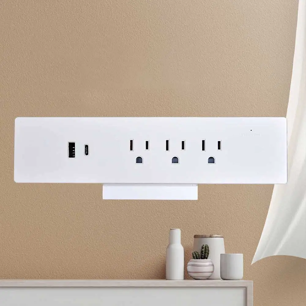 Oswell Usa Desktop Clamp Mounted Table Surface Socket 3ac Us Power ...