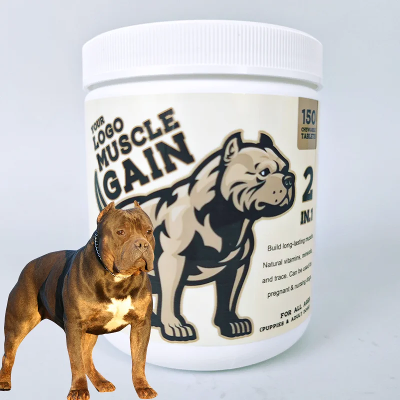 High Protein Pet Supplements for Muscle Gain - Private Logo