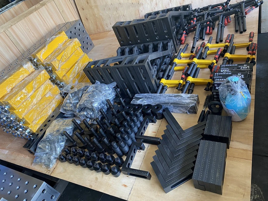 3d Welding Table With Jigs And Fixture In Stocked - Buy Top Quality ...