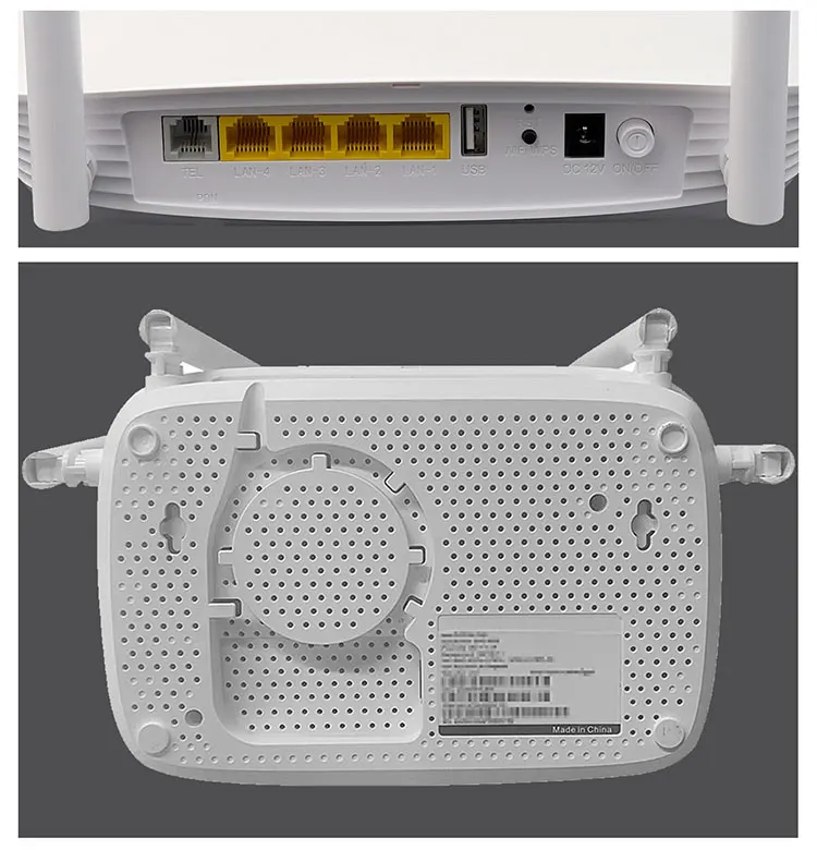 Hosecom AX3000 3000Mbps wifi 6 xpon onu modem dual band 2.4G & 5G ftth ...
