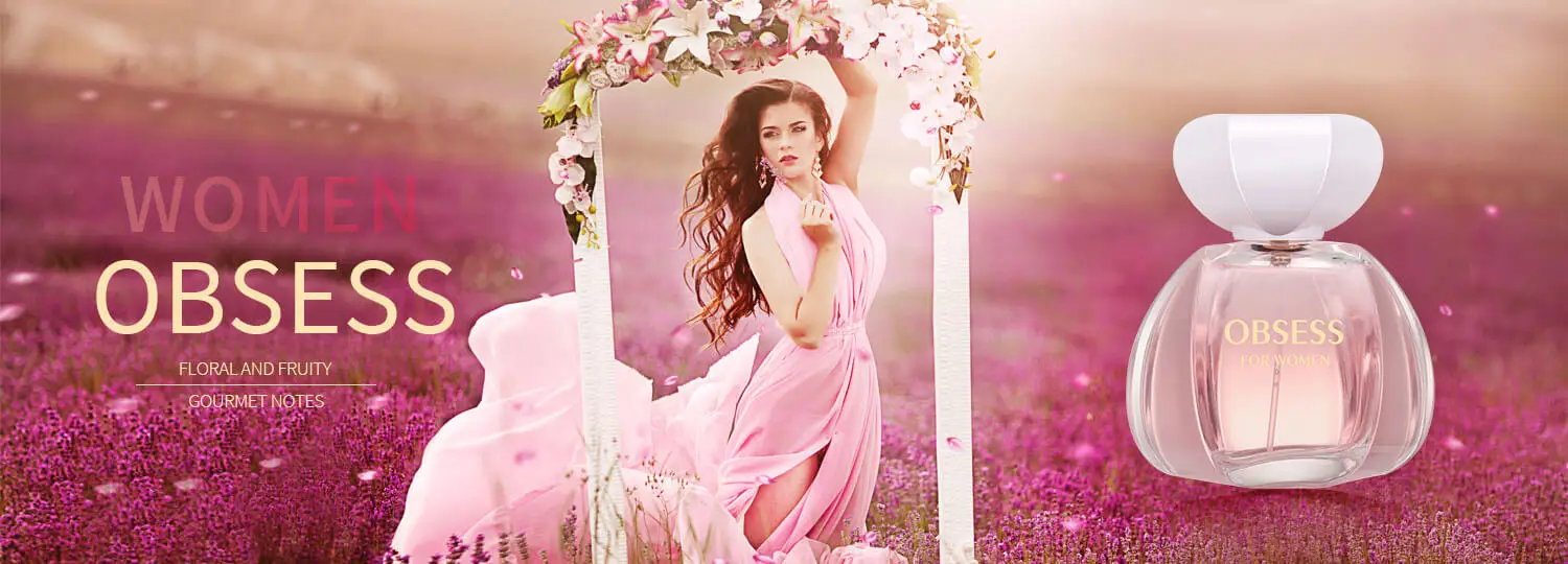 Zuofun Original Design Floral Fruity Scent Women Perfume 100ml Pink