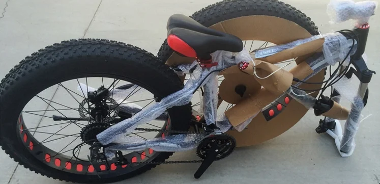 Fat Tire Bicycle 26 Inch Mountain Bike/ Large Tire Heavy Duty Fat Wheel ...