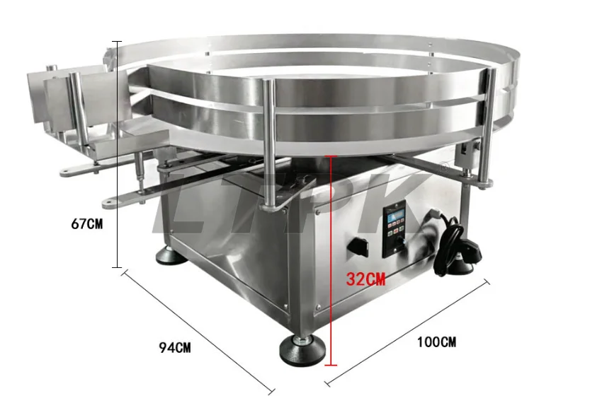 Lt-bfm800 Rotary Accumulation Table Sorting Square Round Bottles ...