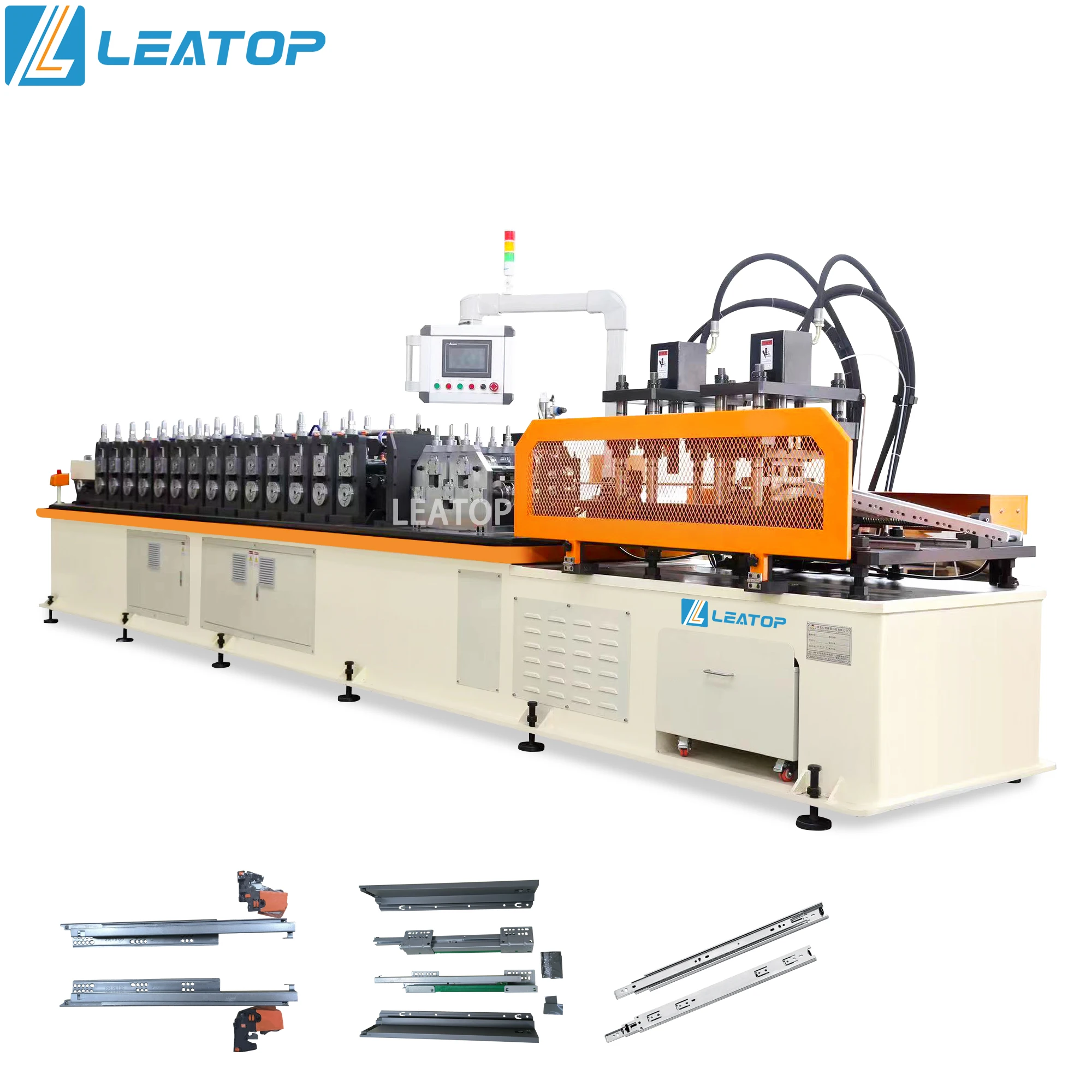 Metal Steel Drawer Soft Closer Hydraulic Buffer Hidden Heavy-duty ...