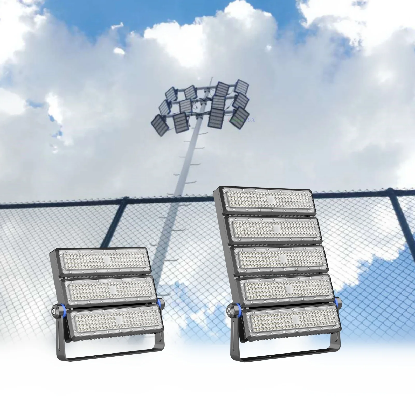 Outdoor IP66 Waterproof Tunnel Light 50W 100W 200W 400W 500W Port Wharf Stadium Sports Field LED ...