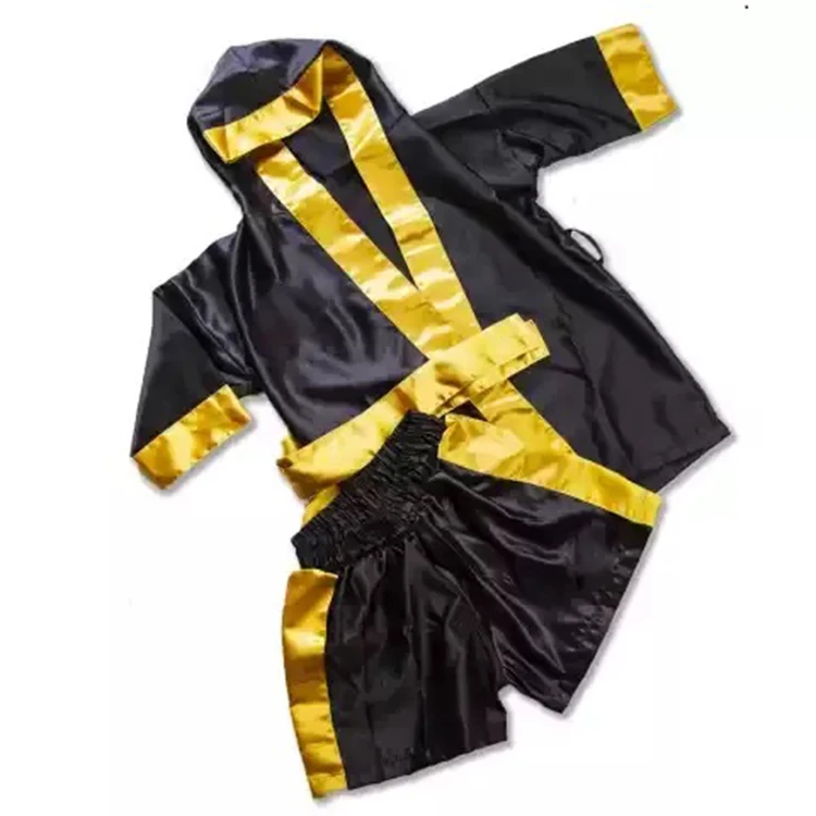2024 Fighting Body Building Boxing Robe Gown Men Casual Wear Long ...