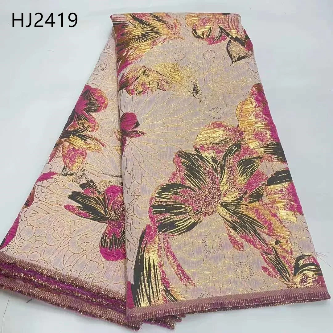 Fashion 2025 High Quality Silver Pattern Embroidery Jacquard Brocade ...