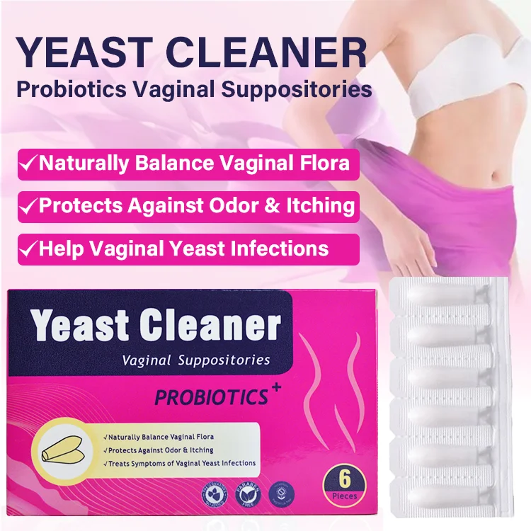 Yeast Calm Vaginal Detox Tightening Suppositories Pills Yoni Pops Boric