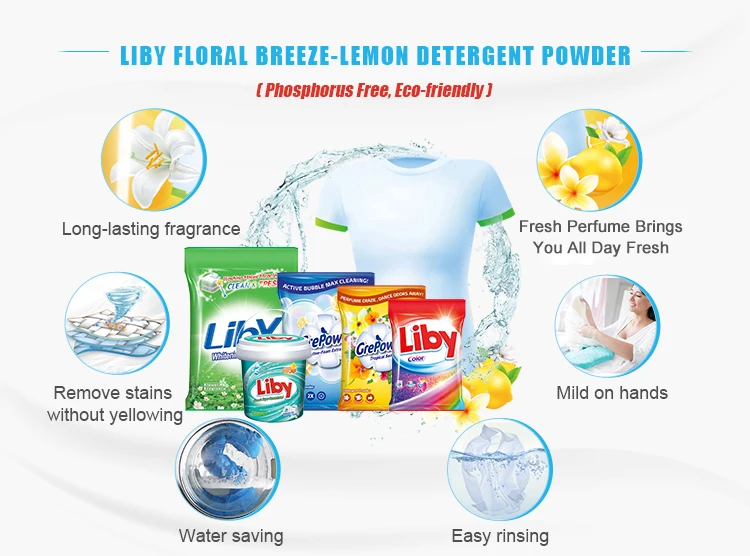 LIBY Laundry Detergent Washing Powder - Efficient Cleaning