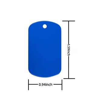 Blank Aluminum Dog Tags Metal Pendants Blanks Round Stamping ...