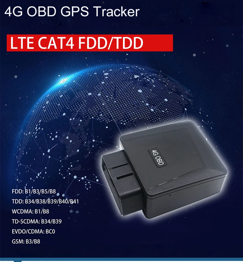 4g 5g Obd Tracking Device Wireless Plug And Play Gps Tracker - Buy 4g ...