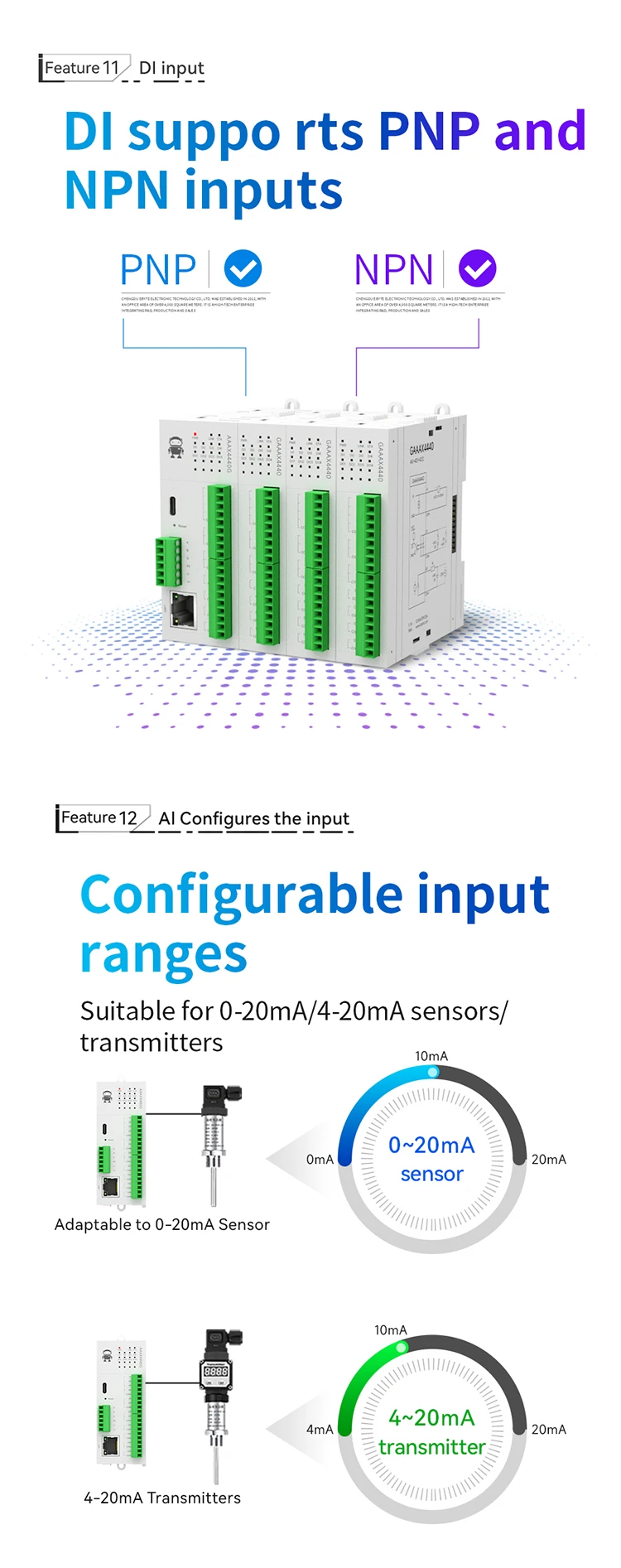 Ebyte M31-AXXX8000G Dp Distributed I/O Modules RS485 RJ45