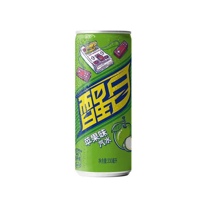Coca Modern Can Cola Eye-catching Drink 330ml Pineapple Apple Peach ...