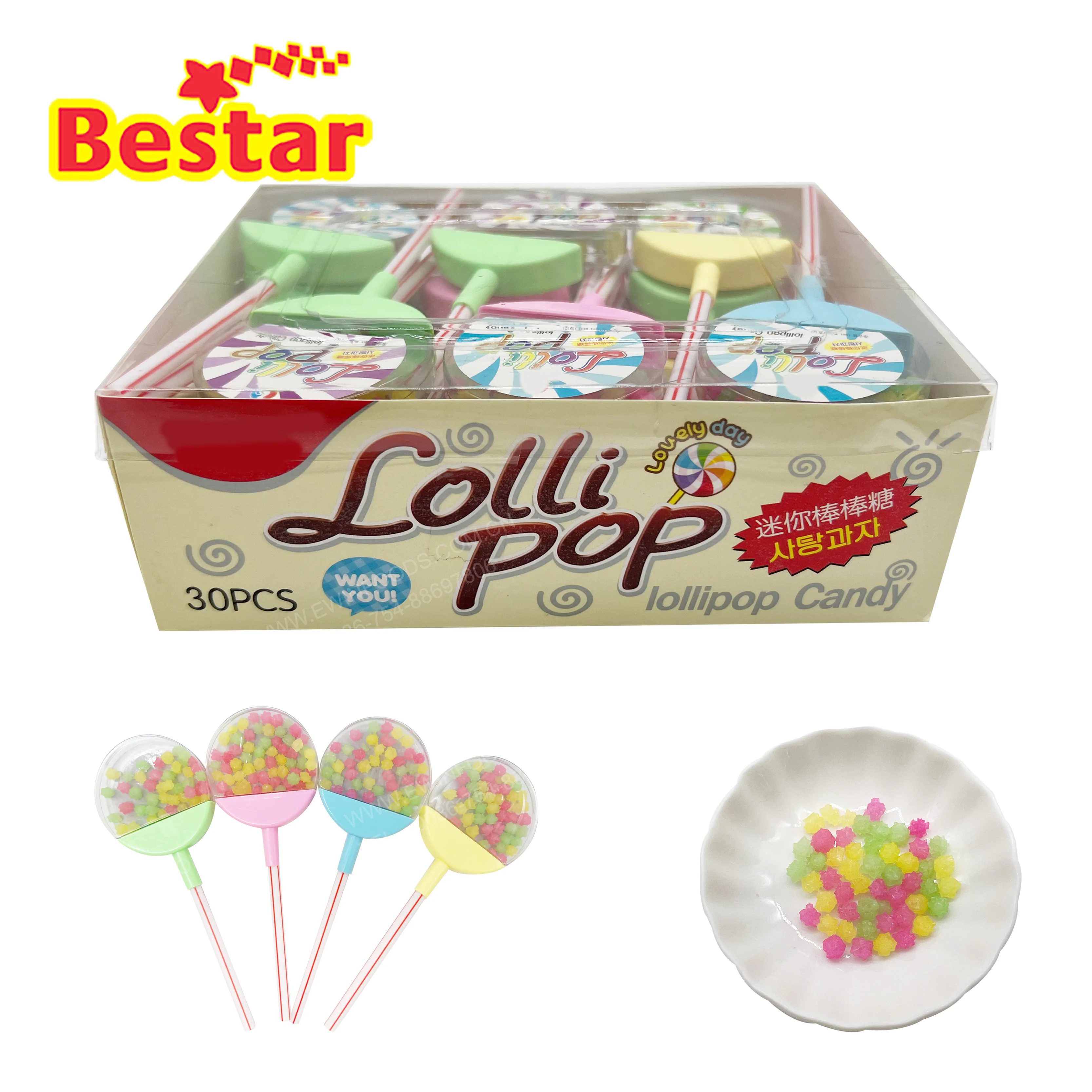Mini Crystal Star Candy - Sweet Treats in Boxed Toys